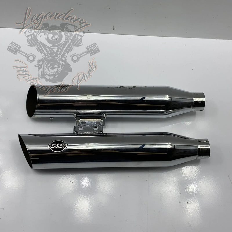 Slip-on-Schalldämpfer, Slash-Cut Ref 550-0753B – Legendary Parts