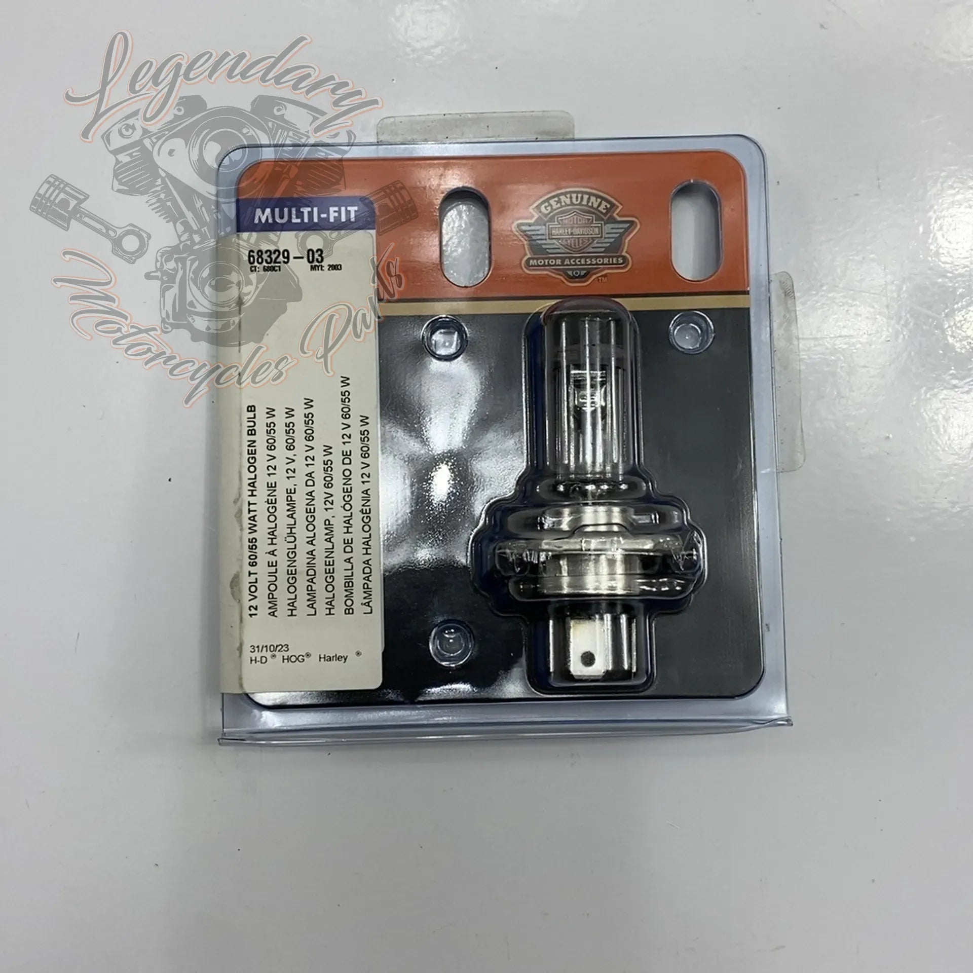 Headlight bulb, H4 halogen OEM 68329-03 – Legendary Parts